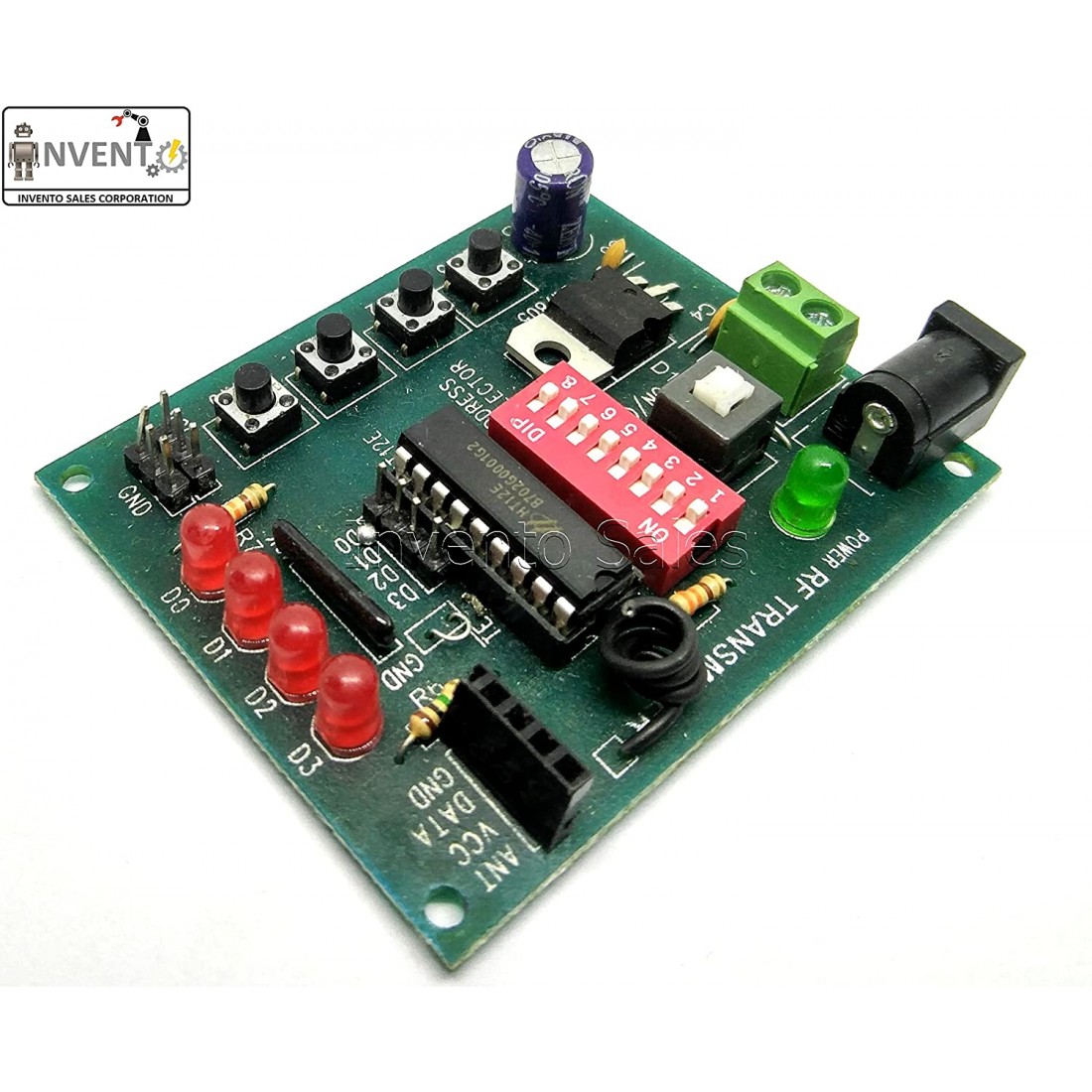 315/433/434/435/866 MHZ Wireless RF Transmitter Receiver Board with HT12D HT12E